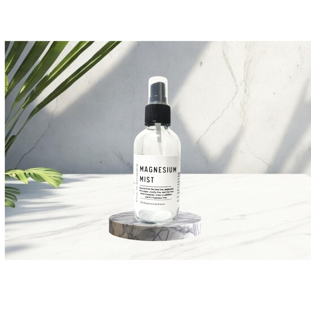 Magnesium Mist - 4 oz. Glass Bottle – Bold Space Candle Co.