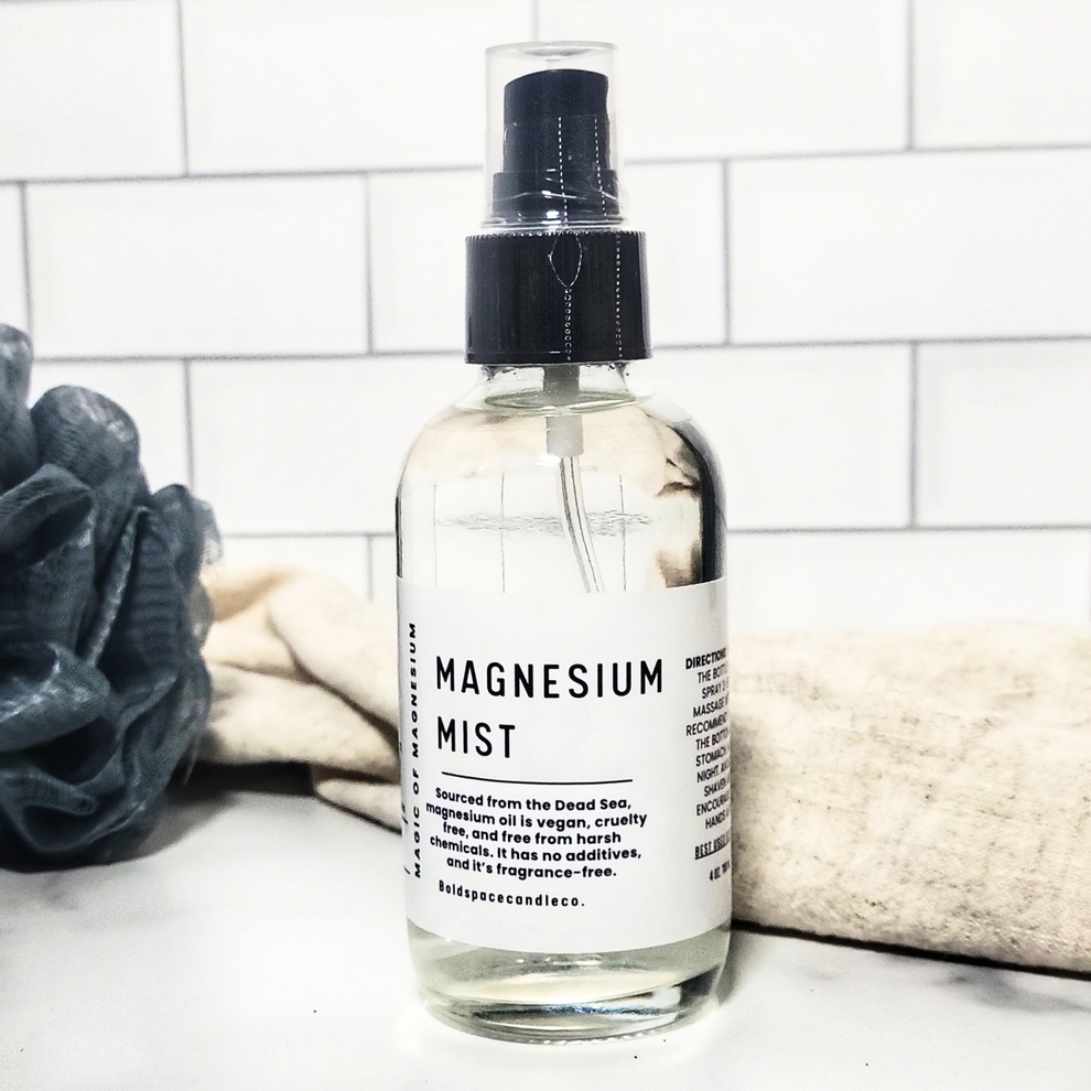 Magnesium Spray Benefits: Enhance Sleep & Wellness – Bold Space Candle Co.
